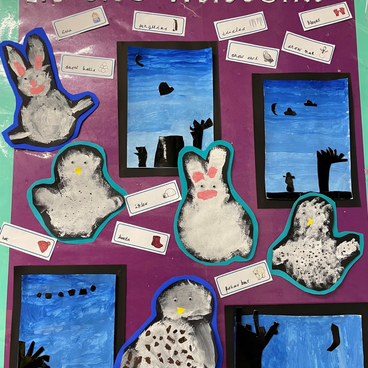 Year 1 Winter Art - Rushey Mead Primary School