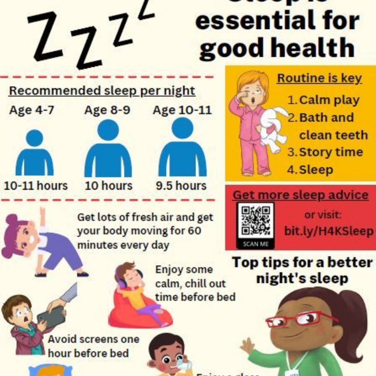 Sleep is essential for good health - Rushey Mead Primary School